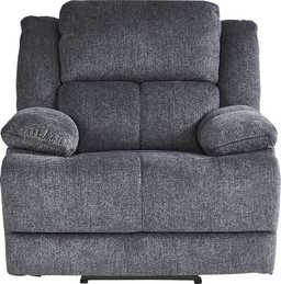 Townsend Gray Woven Recliner | Rooms to Go