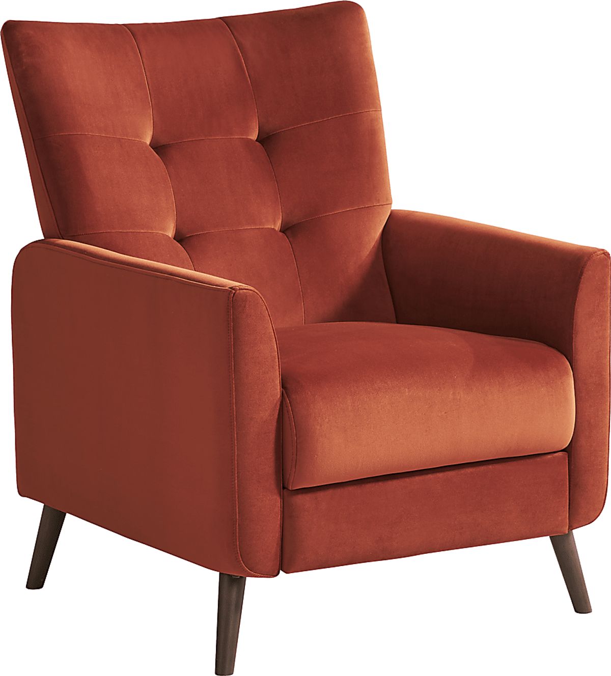 Tressa Lane Red Microfiber Pushback Recliner | Rooms to Go