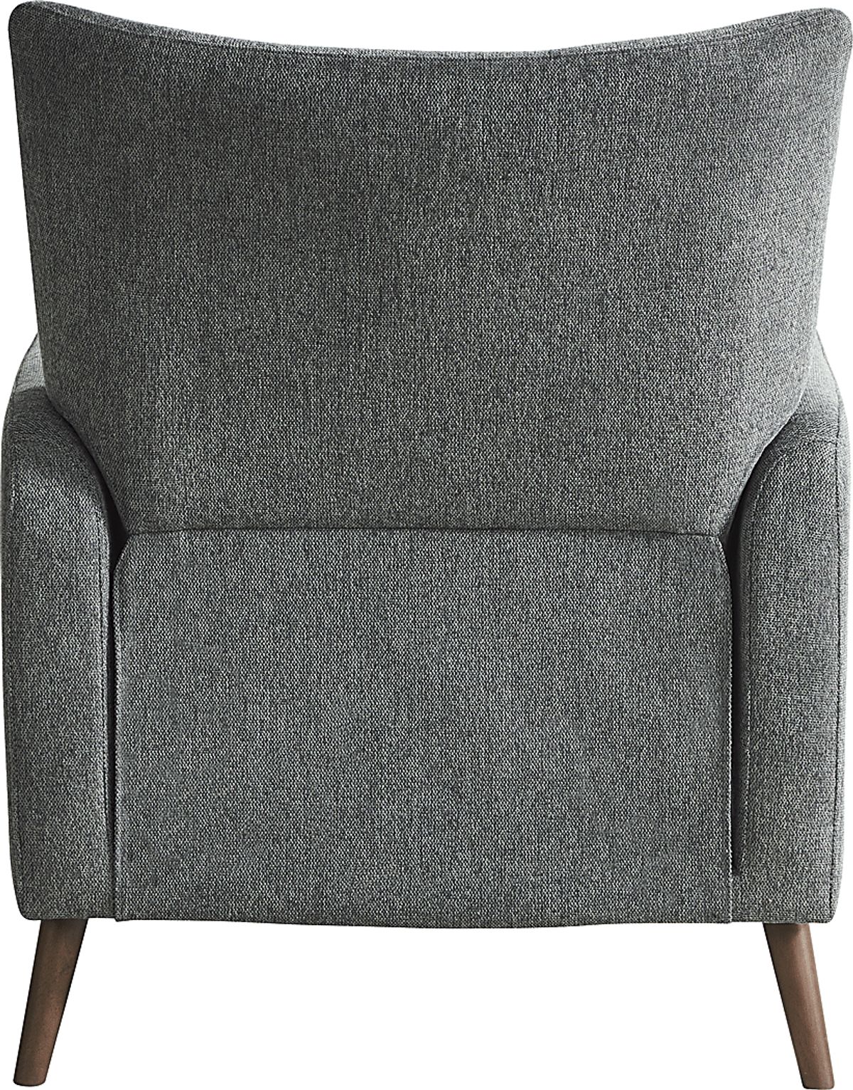 Tressa Lane Gray Textured Pushback Recliner | Rooms to Go