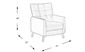 Tressa Lane Gray Textured Pushback Recliner - Rooms To Go
