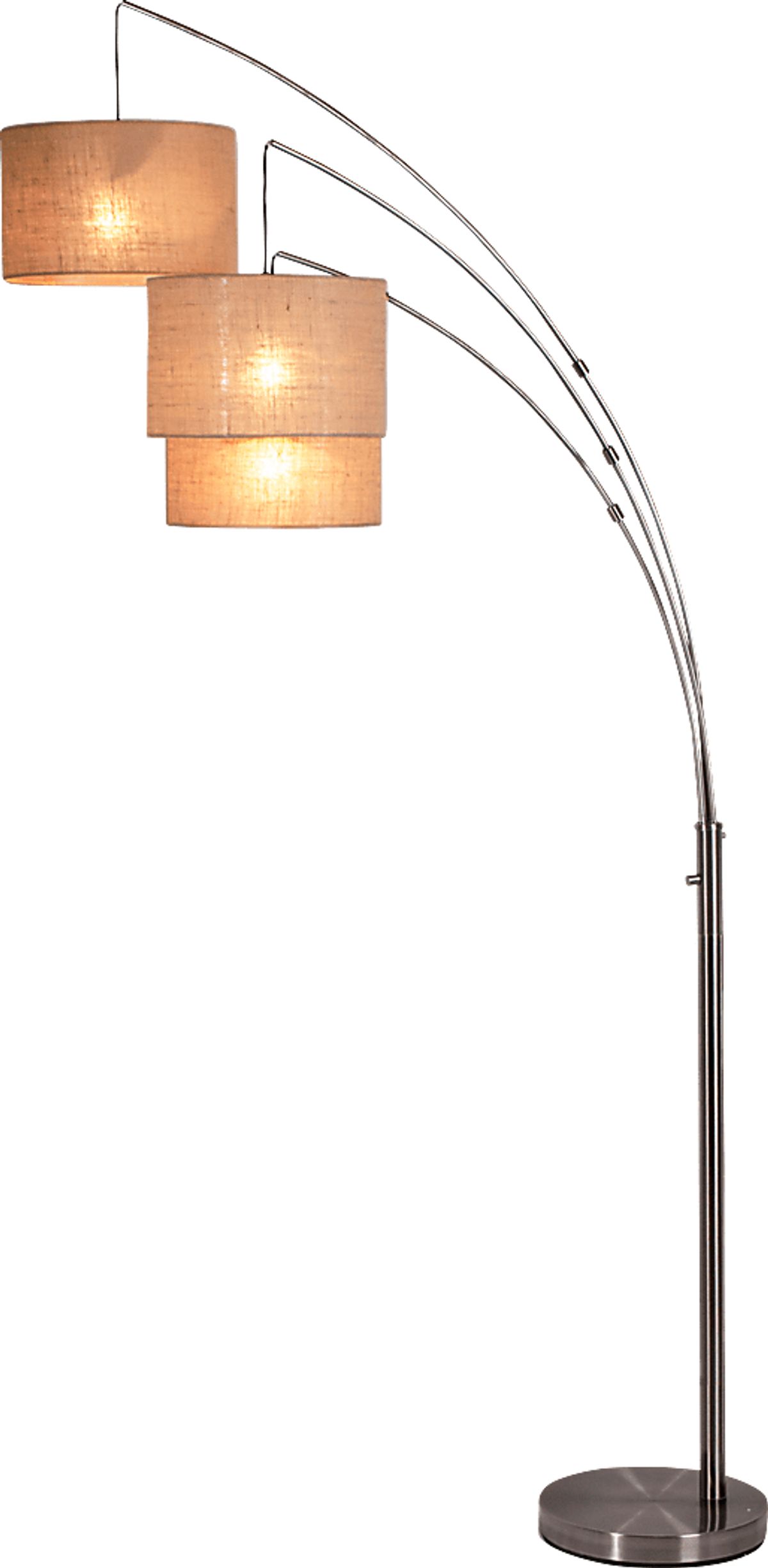 Trinity Place Pewter Gray Floor Lamp | Rooms to Go