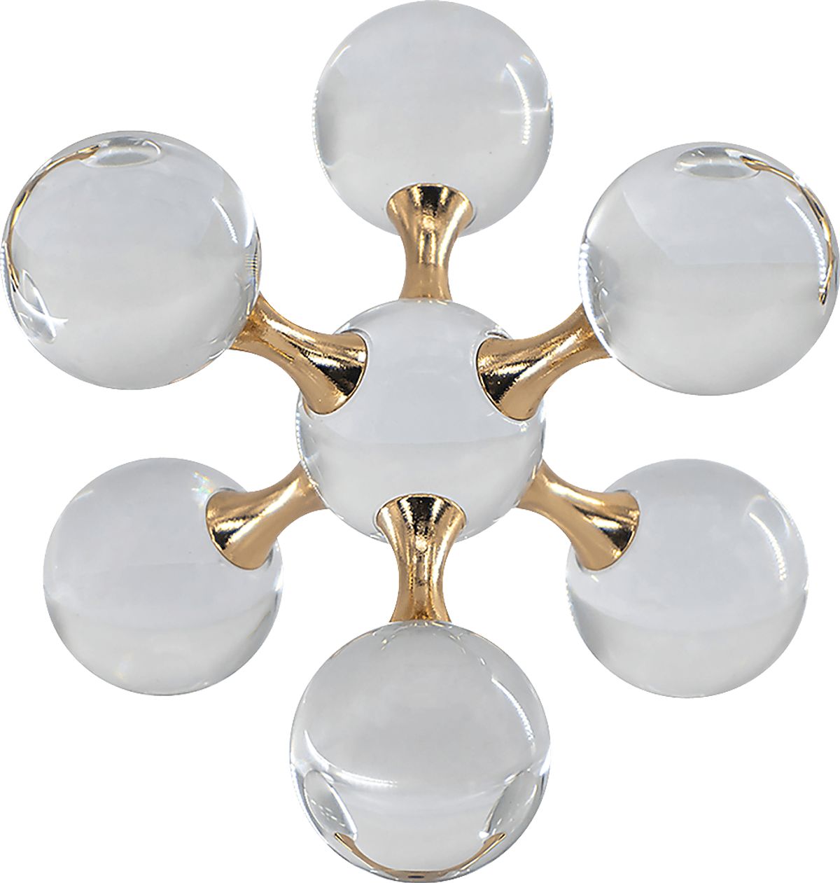 Trippe II Clear White Statue | Rooms to Go