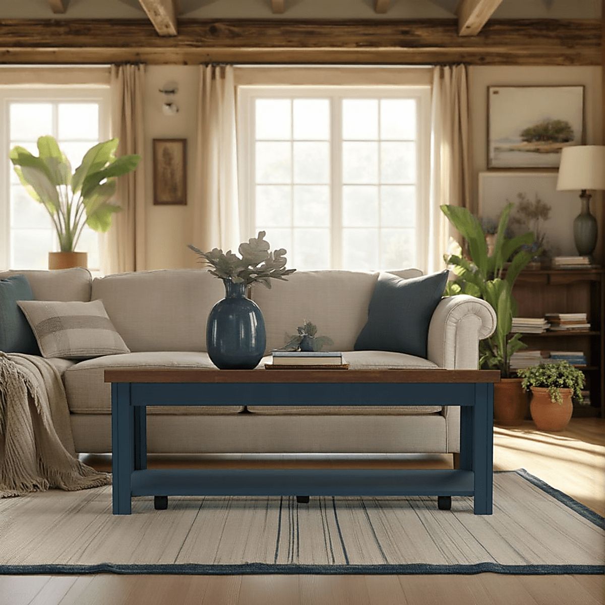 Trisano Blue Colors Cocktail Table | Rooms to Go