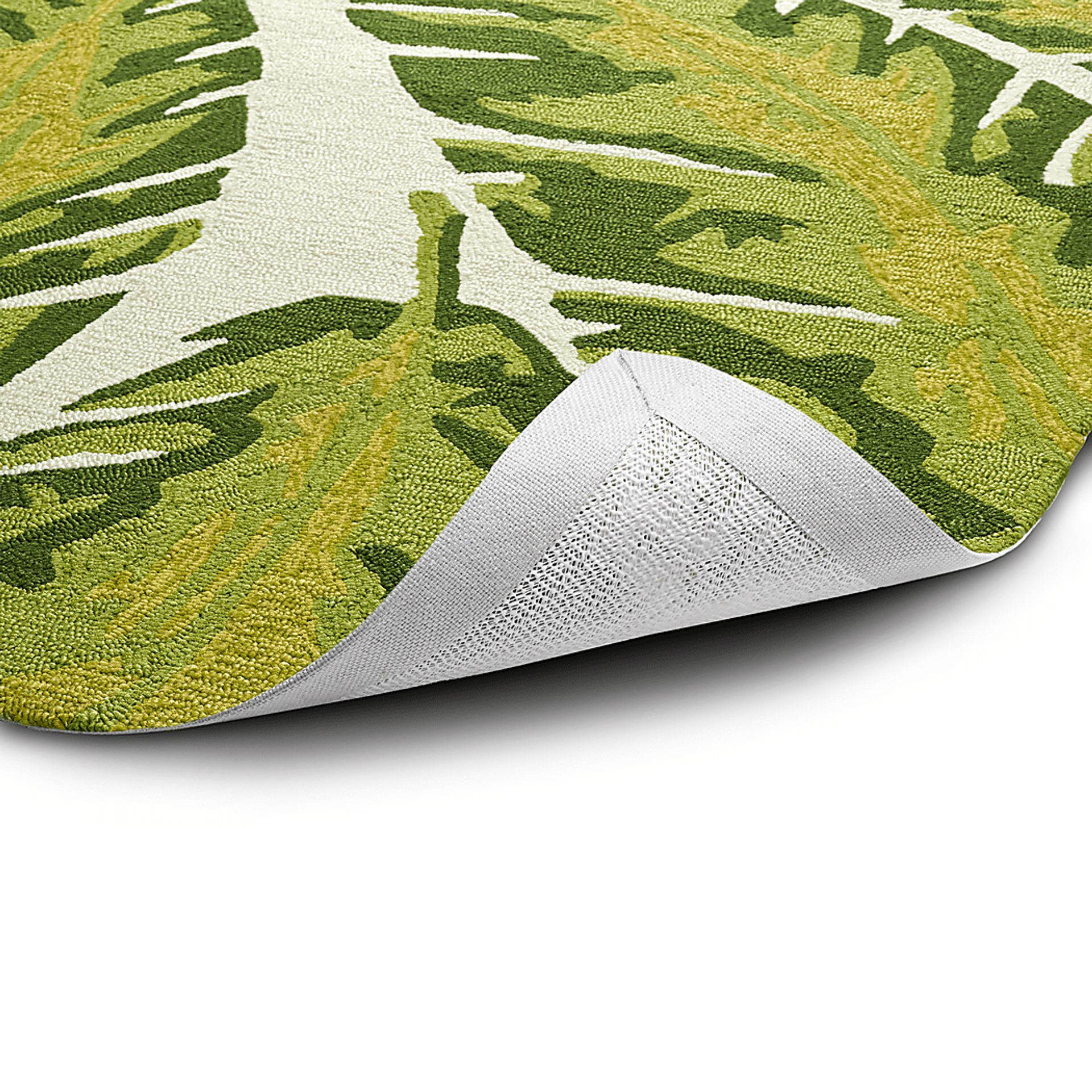 Tropical Flora Green Outdoor Indoor/Outdoor Rug | Rooms to Go