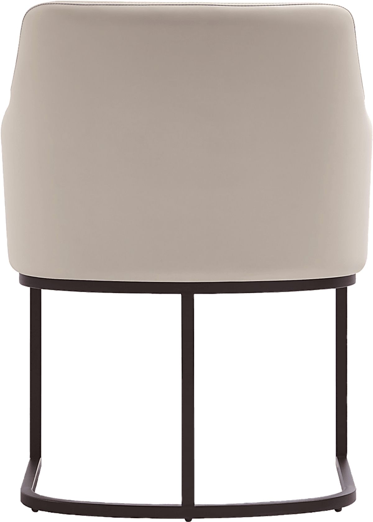Truche Cream Beige Leatherette Arm Chair | Rooms to Go