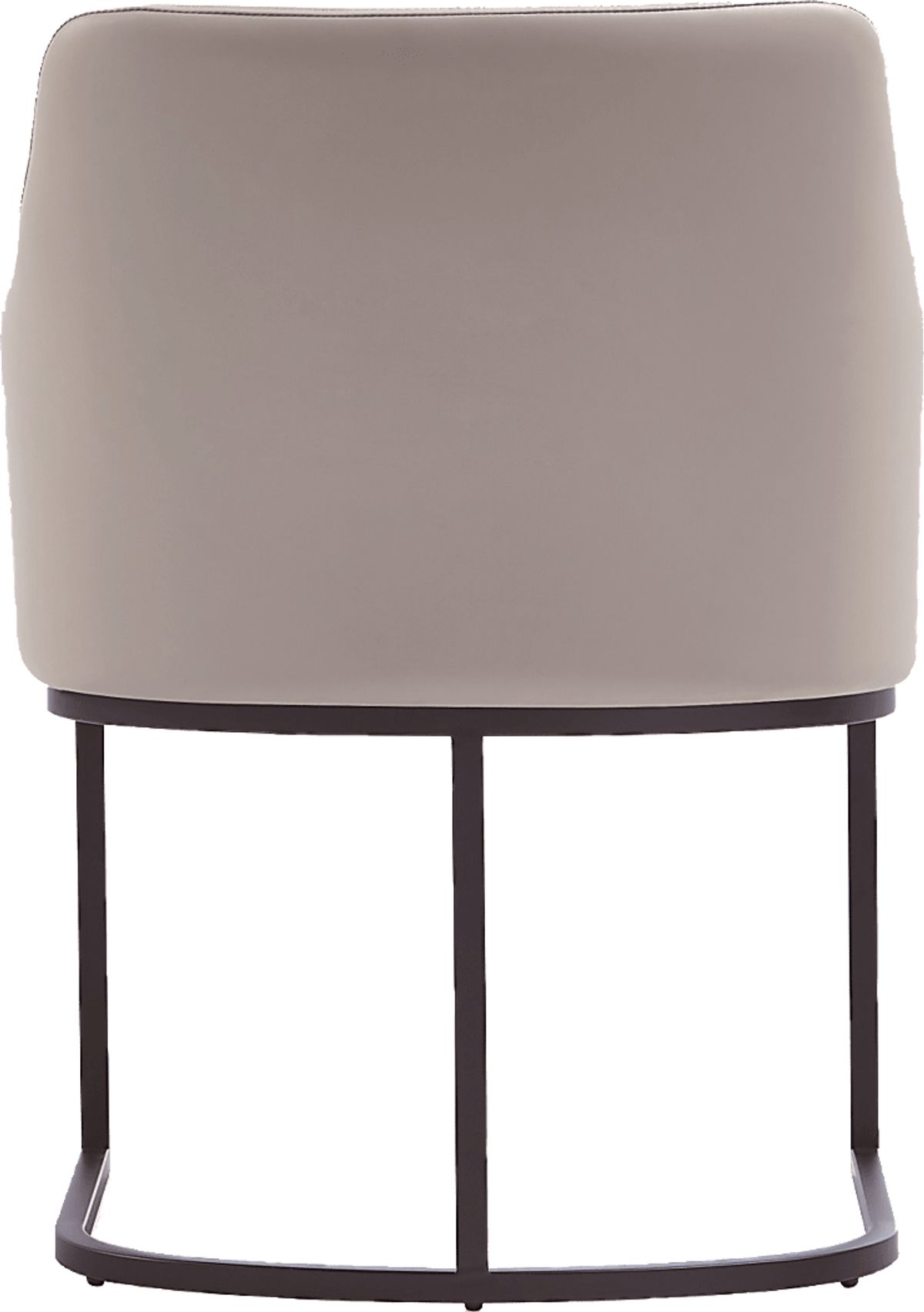 Truche Light Gray Leatherette Arm Chair | Rooms to Go