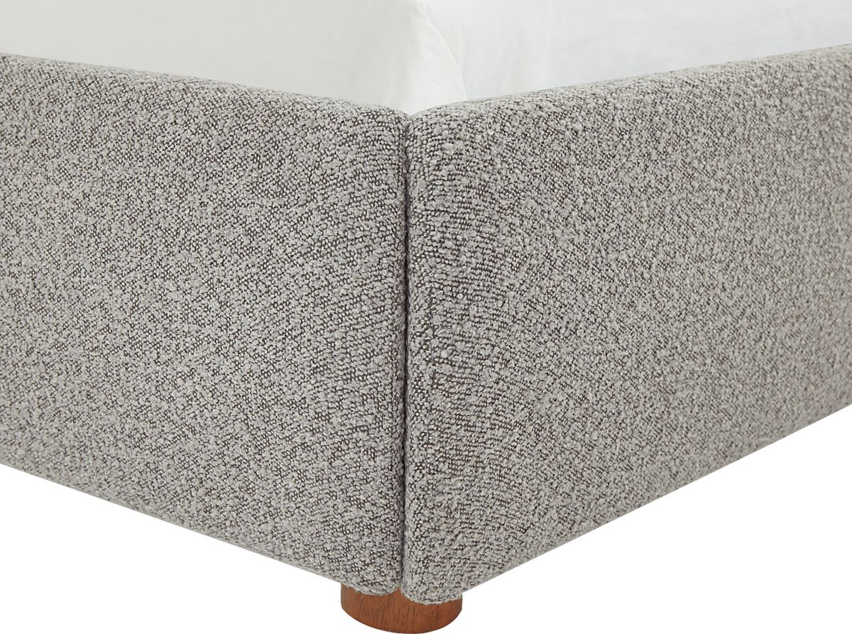 Tulli Light Gray King Bed | Rooms to Go