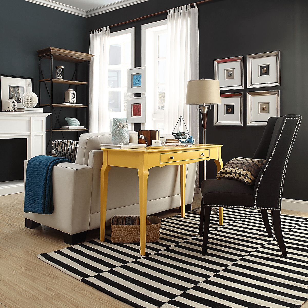Tullia Yellow Colors Desk | Rooms to Go