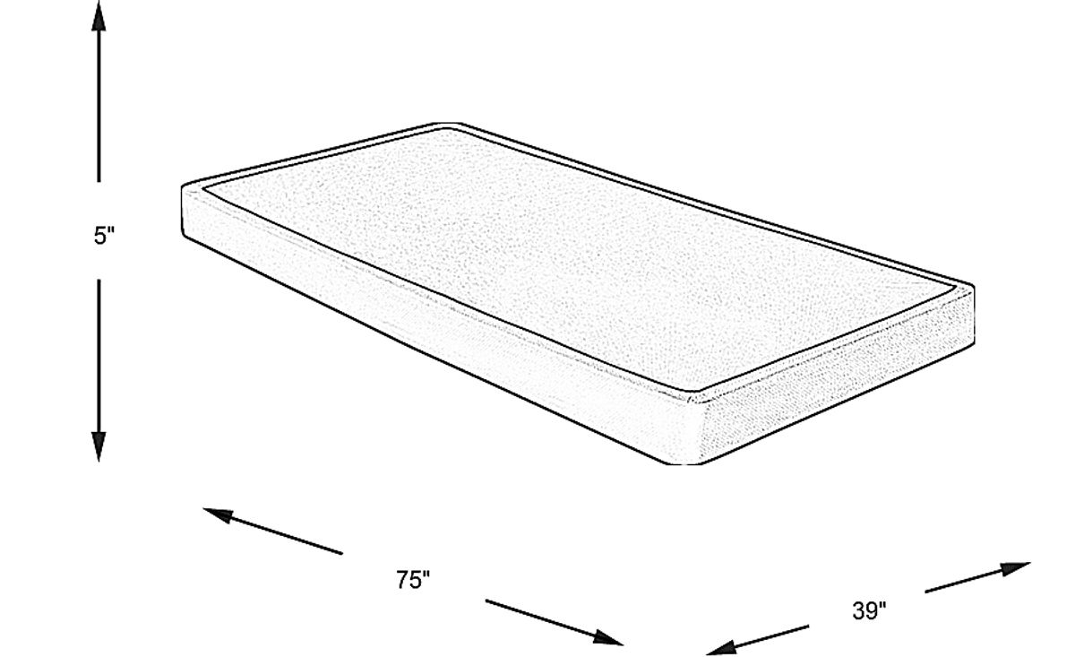 Therapedic Box Spring Twin Foundation | Rooms to Go