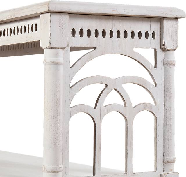Tyborne White Colors,White Console Table | Rooms to Go