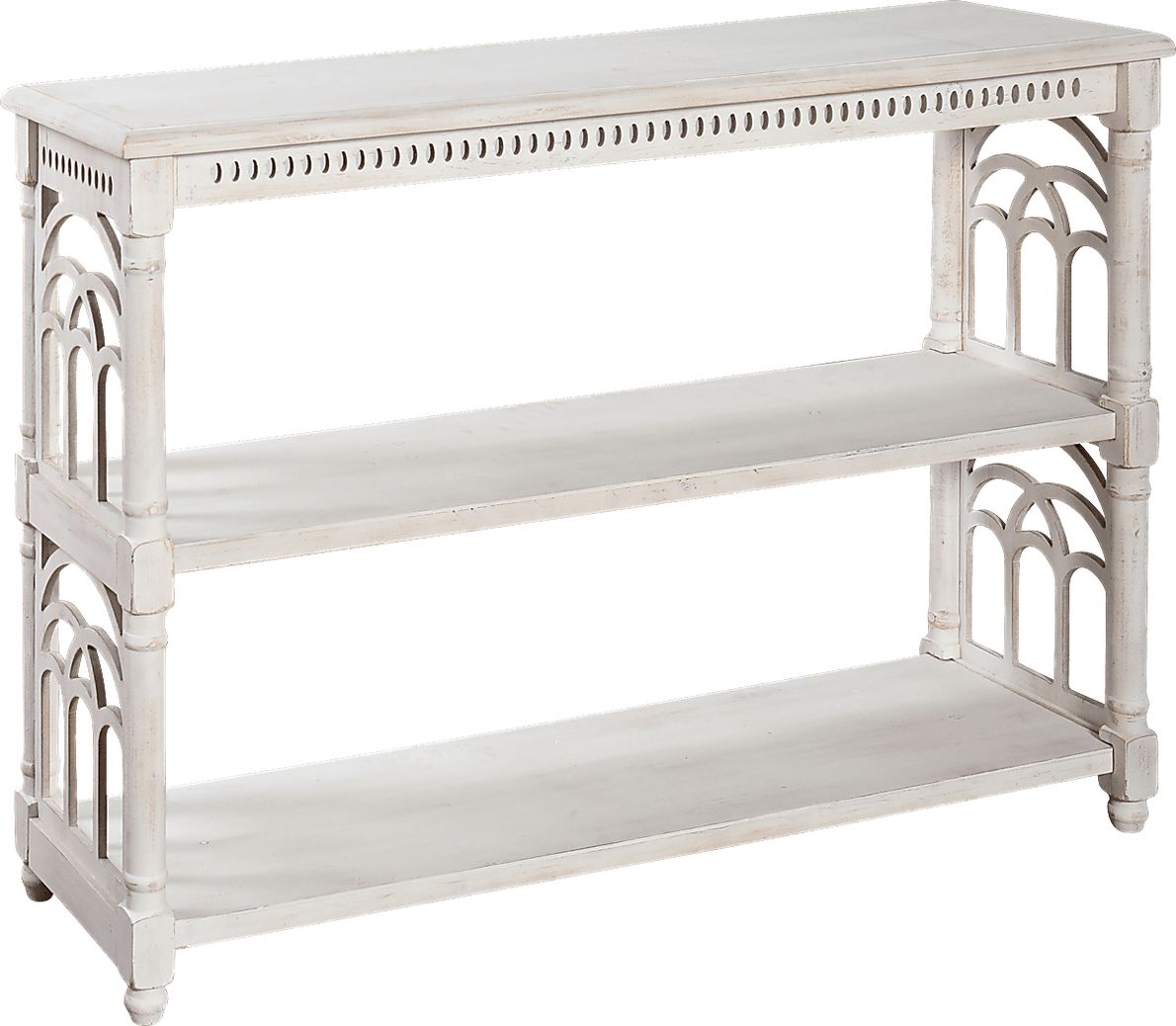 Tyborne White Colors,White Console Table - Rooms To Go