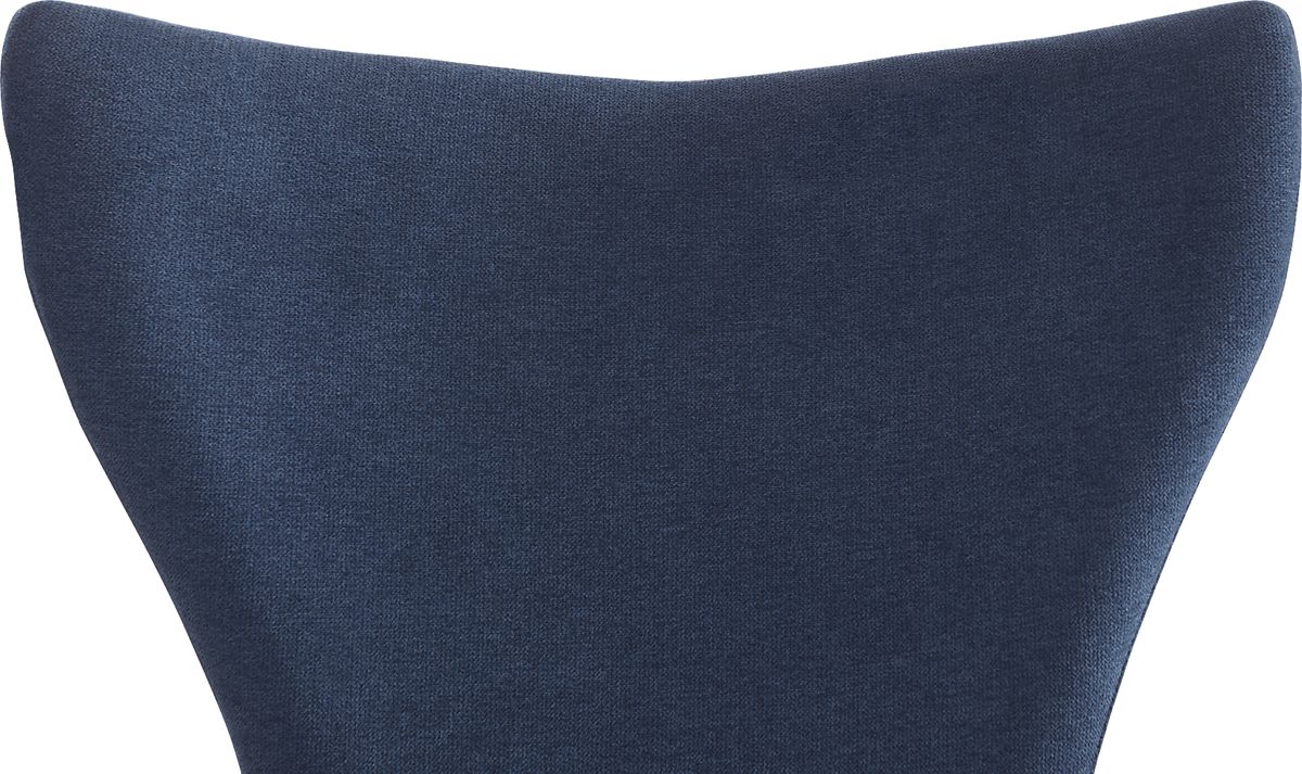 Zenica 5 Pc Silver Gray Blue Dining Room Set With Dining Table, Side ...