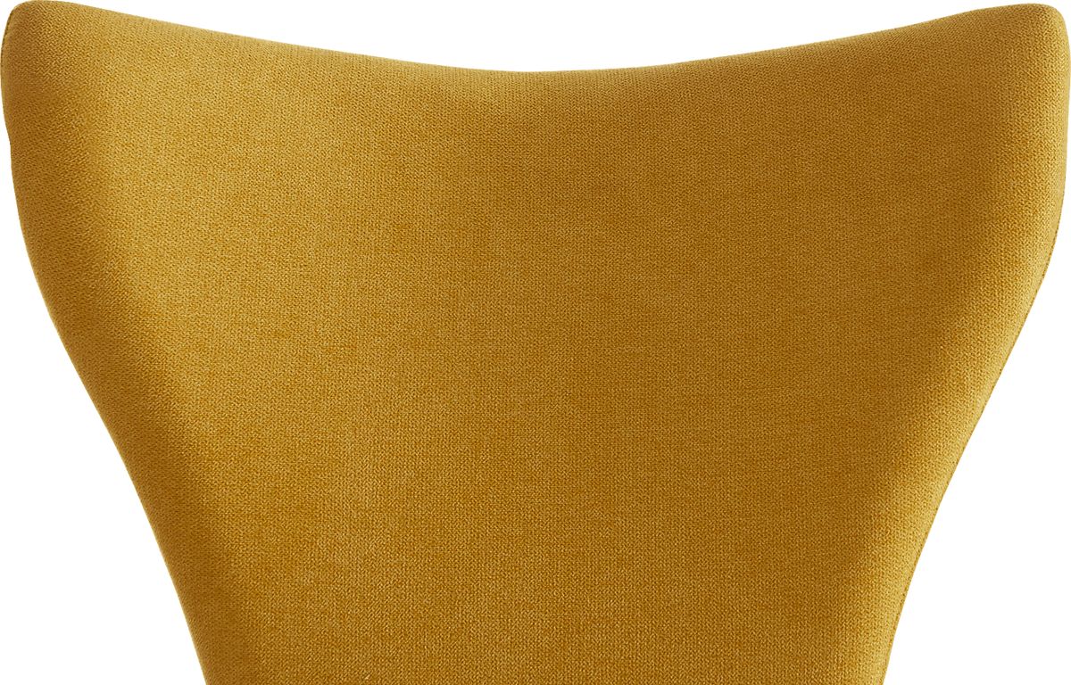 Zenica 5 Pc Silver Gray Yellow Dining Room Set With Dining Table, Side ...