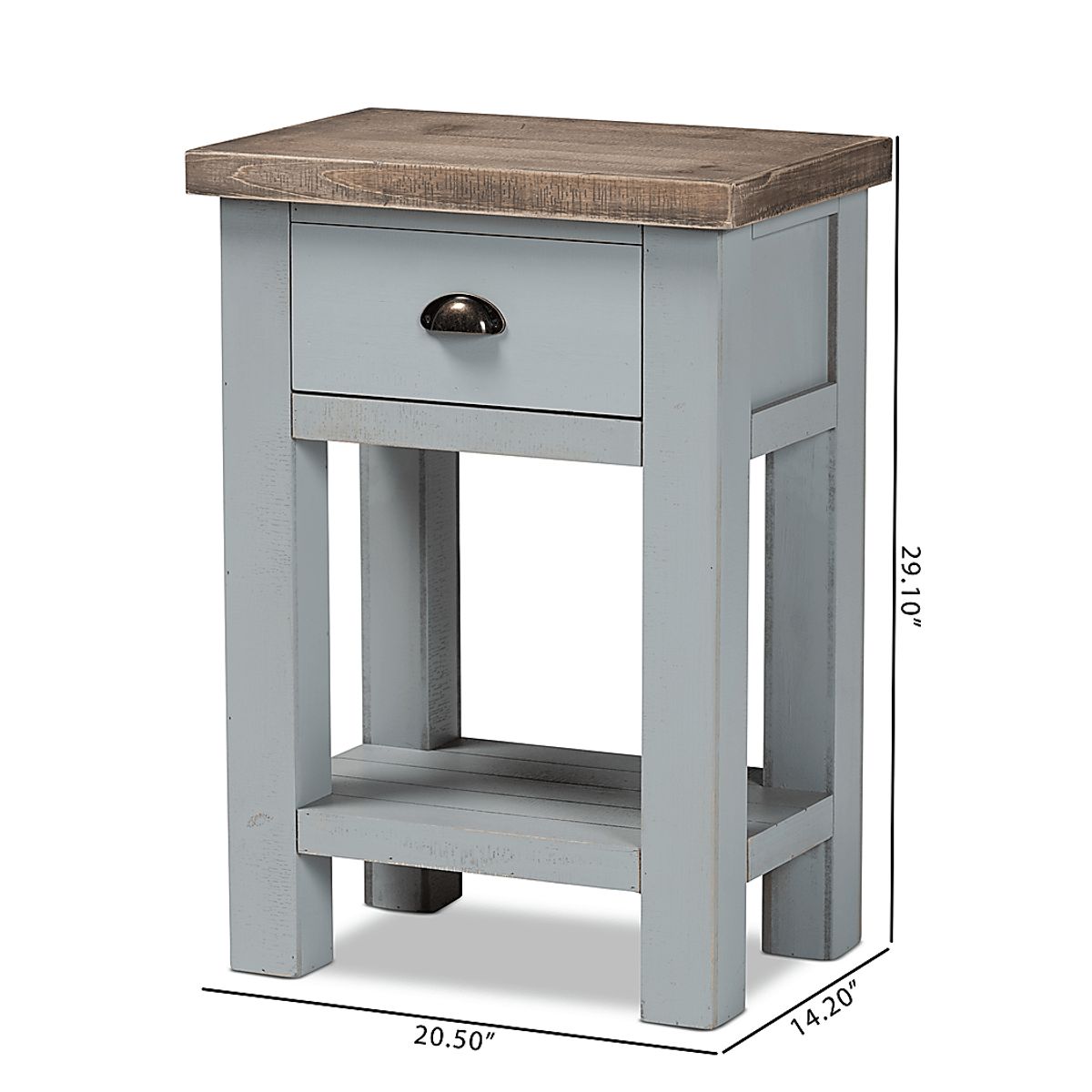 Tything Gray Nightstand | Rooms to Go