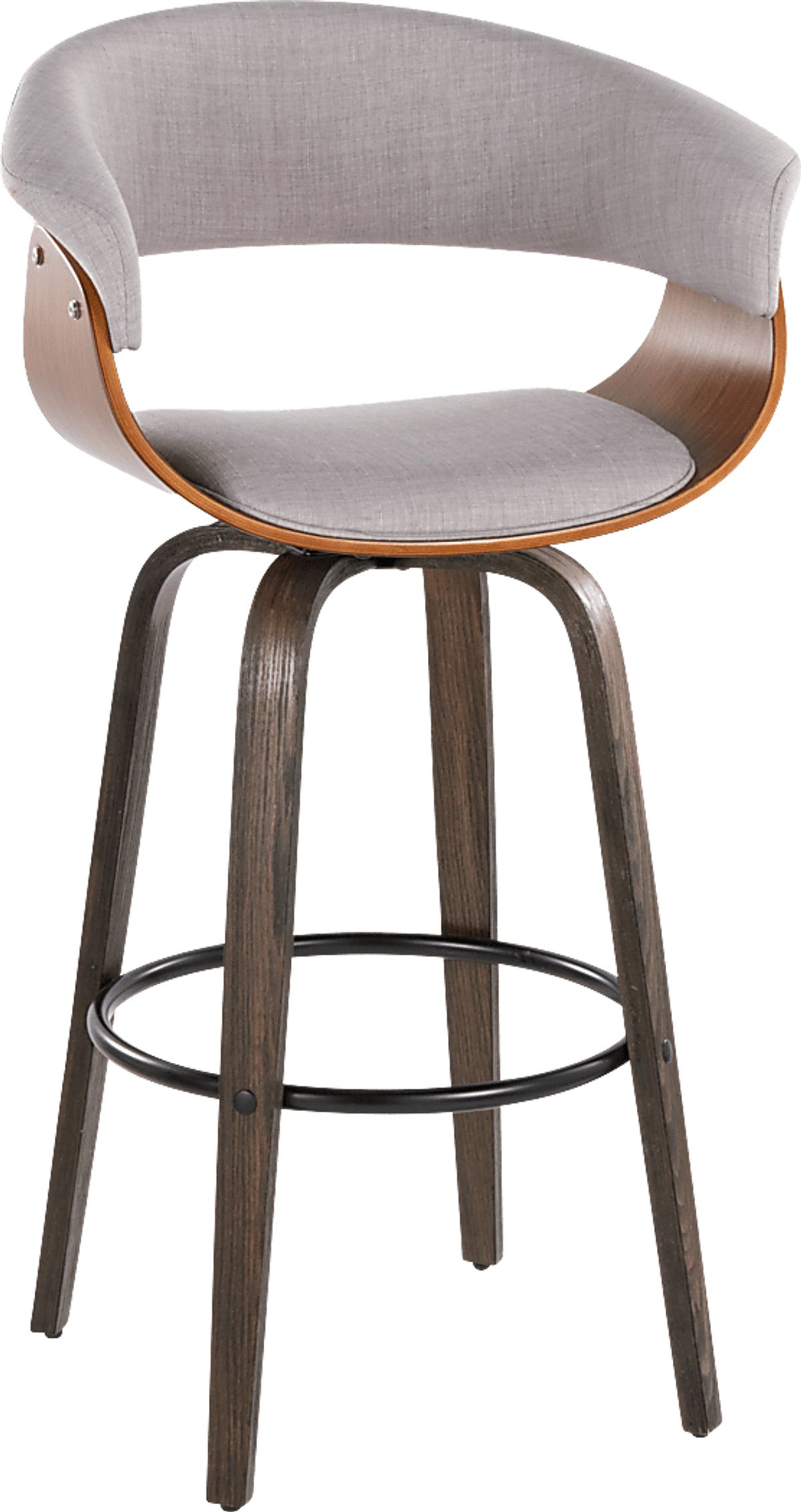 Uandi I Black Black,Colors Stone Beige Polyester Fabric Counter Height ...