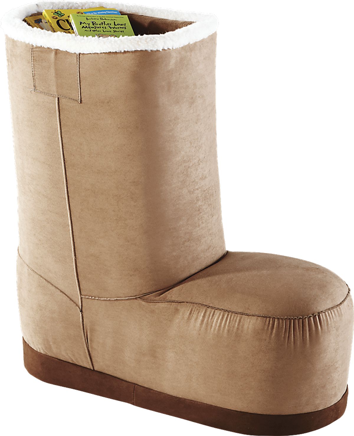 Ugg Boot Tan Beige,Brown Microfiber Chair | Rooms to Go