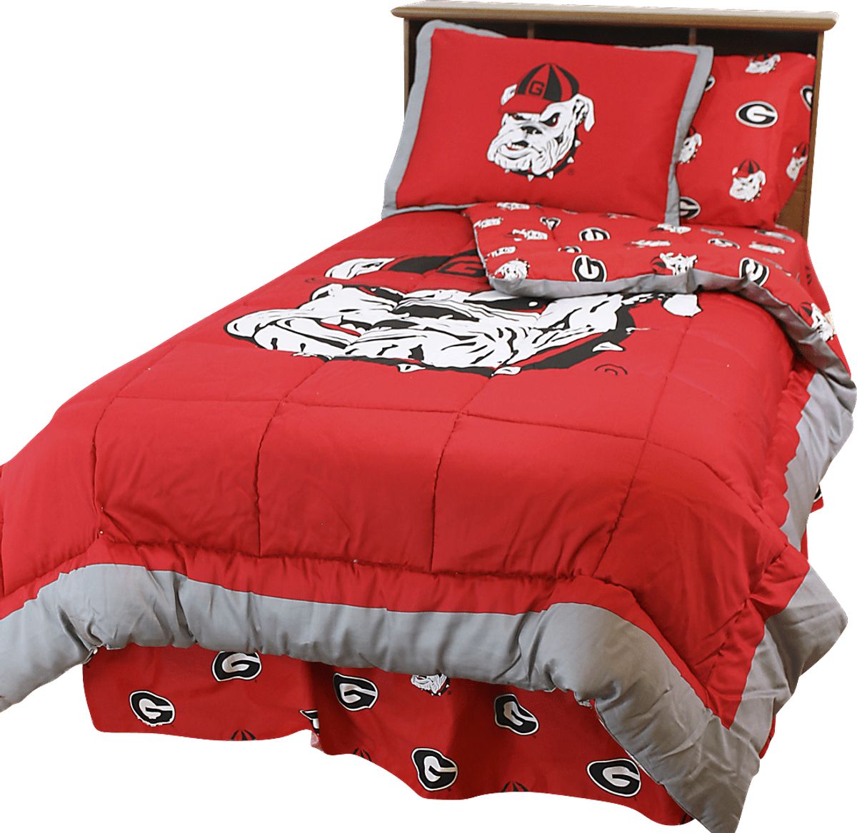 Ncaa Univ. Of Georgia Red Twin Bed Set | Rooms to Go