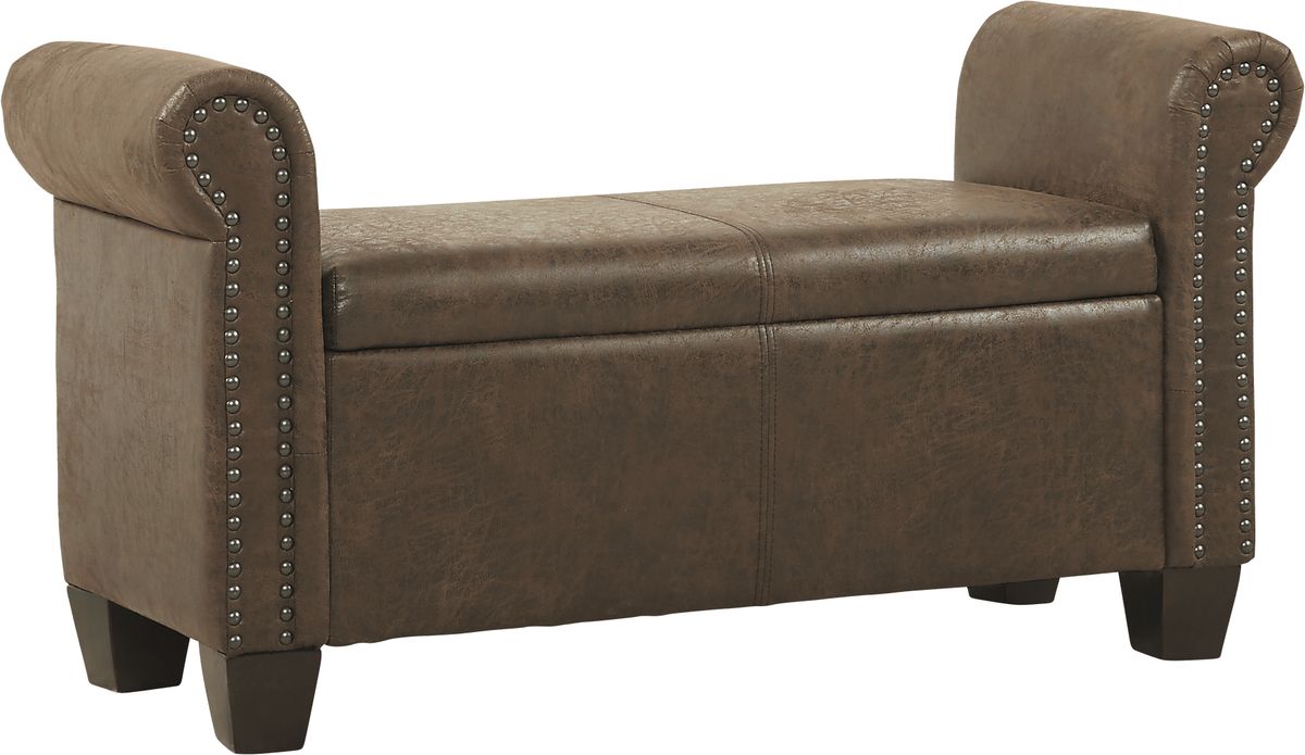 Urban Plains Brown Bench | Rooms to Go