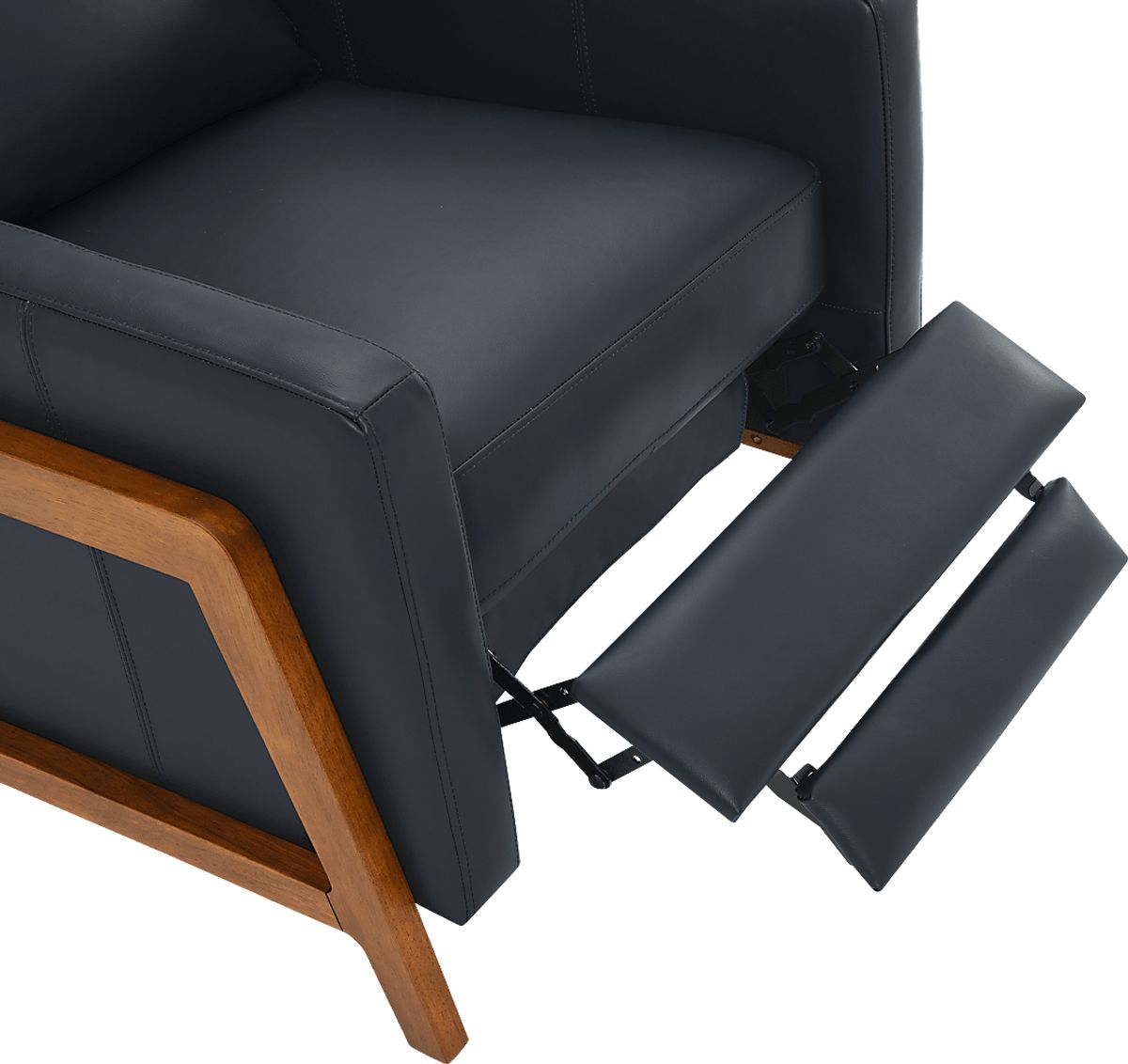 Vaiaho Blue Push Back Recliner | Rooms to Go