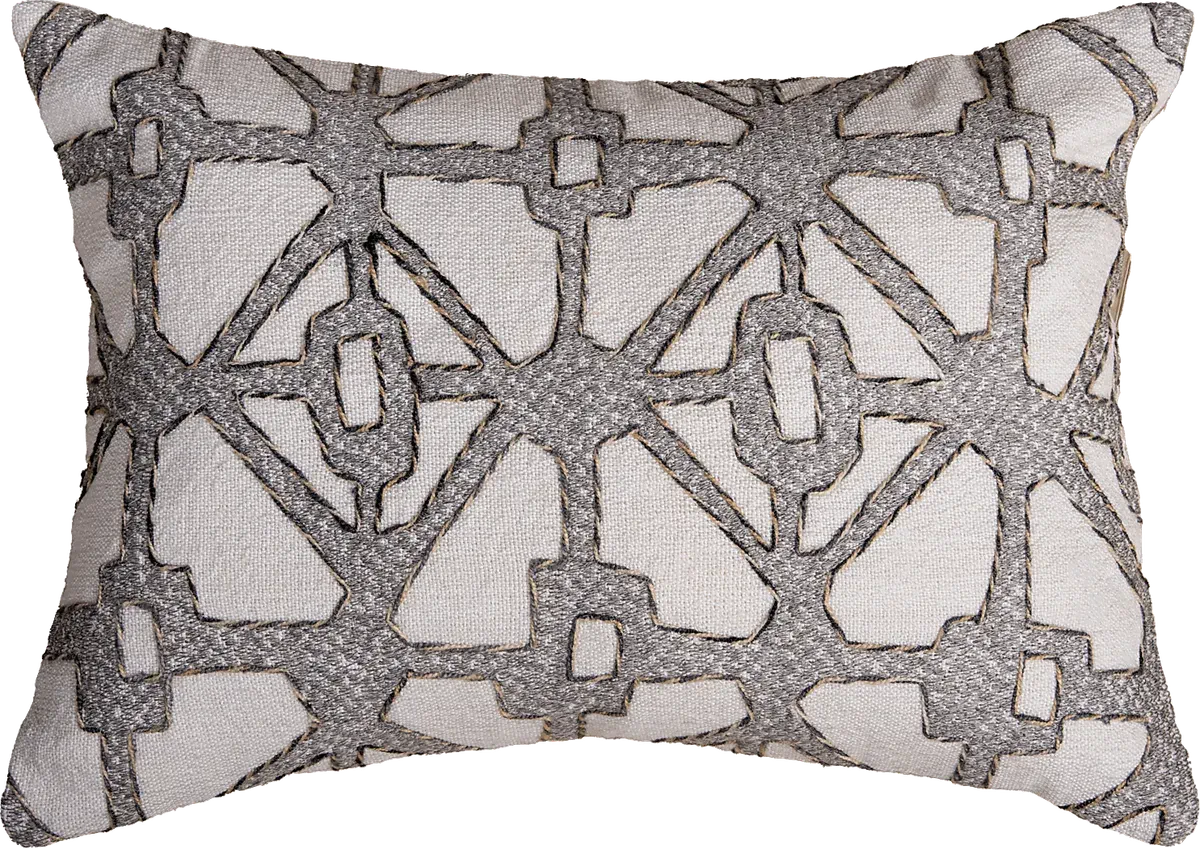 Valbe Gray Outdoor Accent Pillow | Rooms to Go