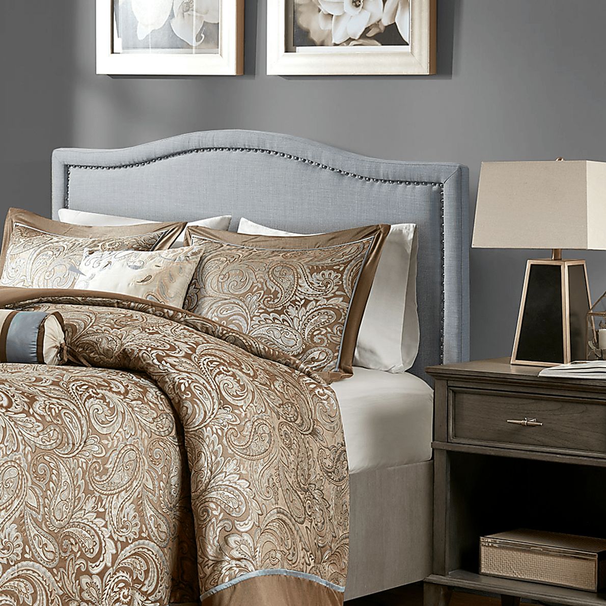 Valechase Blue Queen Headboard - Rooms To Go