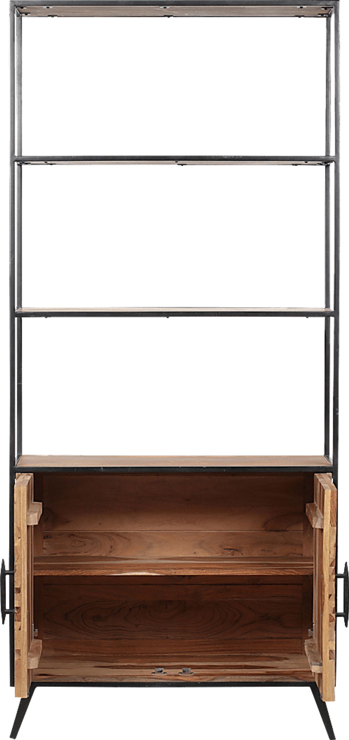 Valgro Brown Dark Wood Bookcase | Rooms to Go