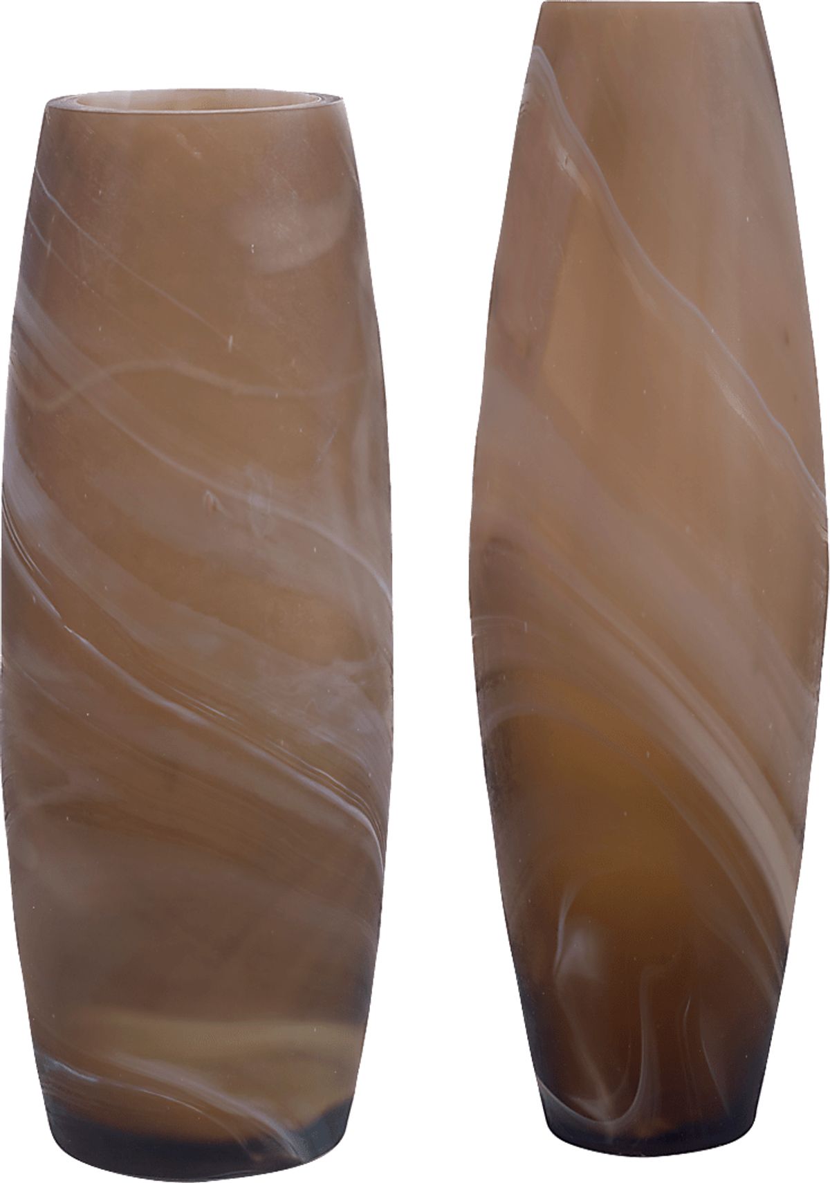 Valko Brown Dark Wood Vase, Set Of 2 | Rooms to Go
