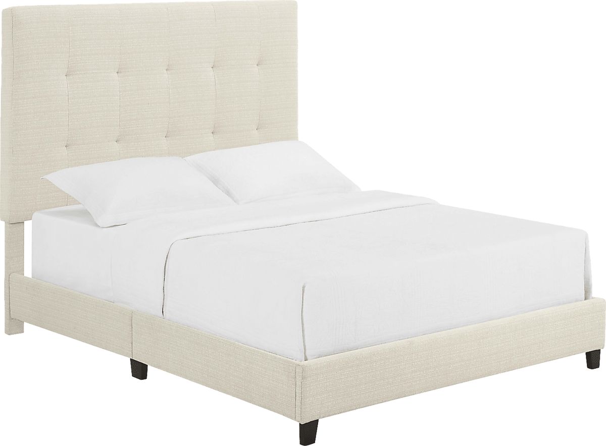 Valria Beige Queen Bed | Rooms to Go