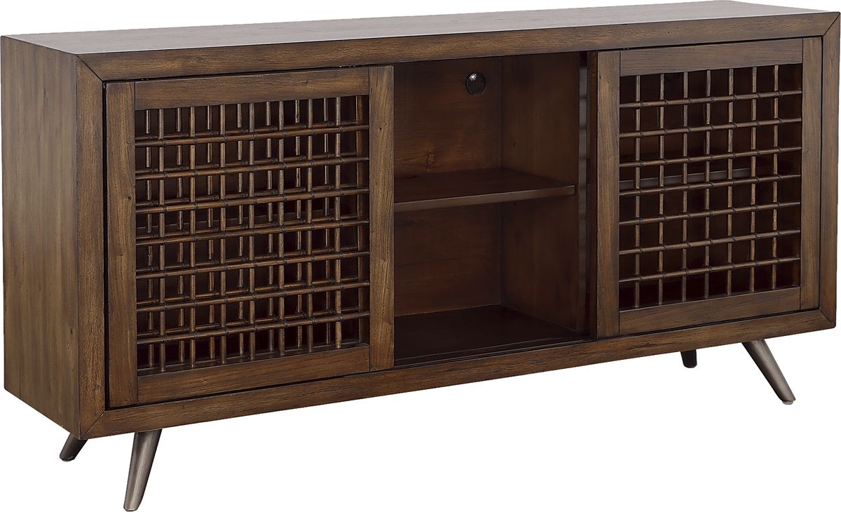 Vanardo Brown Dark Wood Sideboard | Rooms to Go