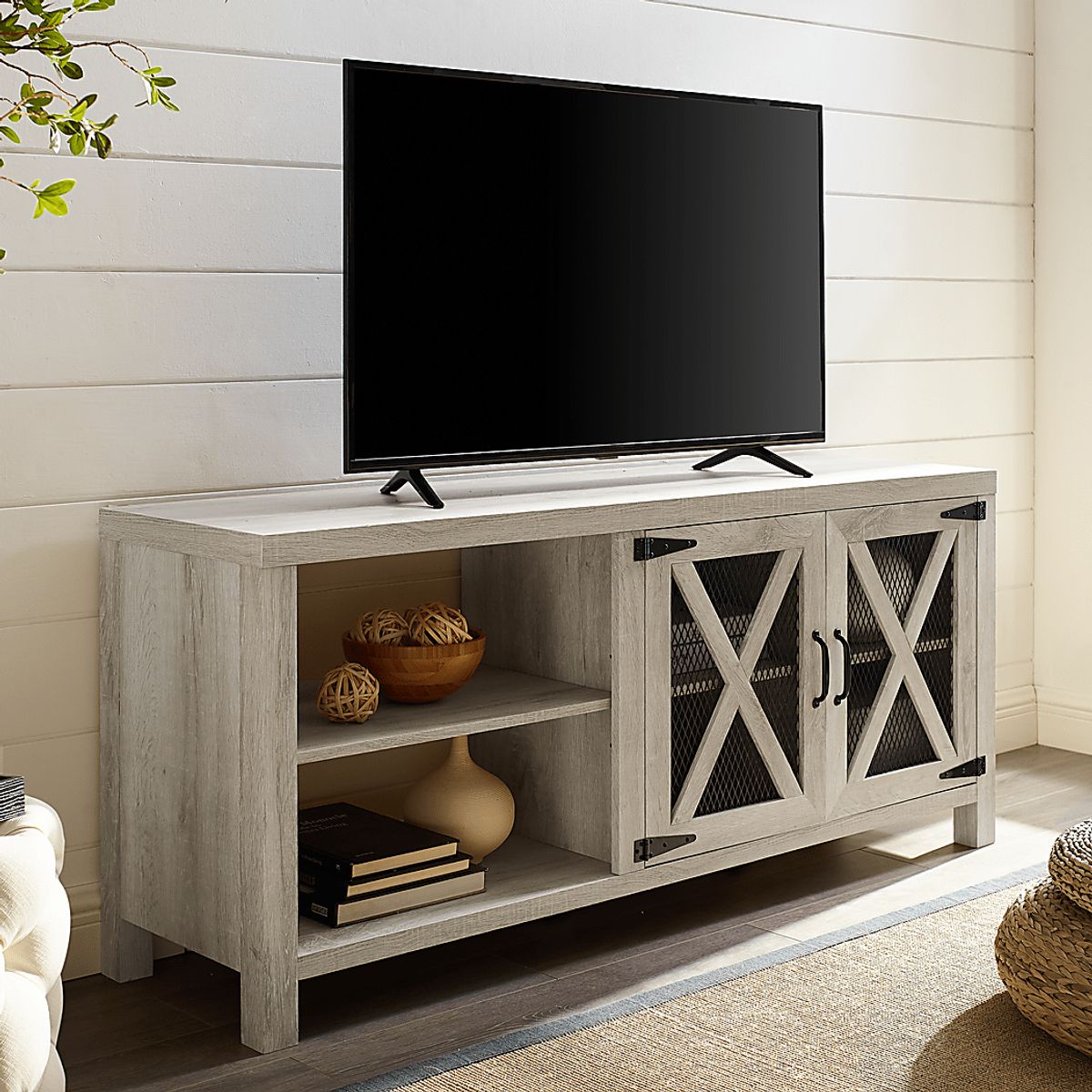 Vandorn White Colors,White Console | Rooms to Go