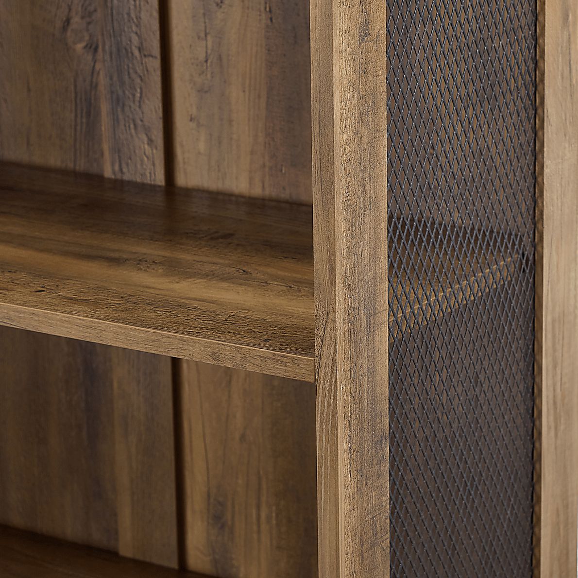 Vardall Barnwood Bookcase - Rooms To Go