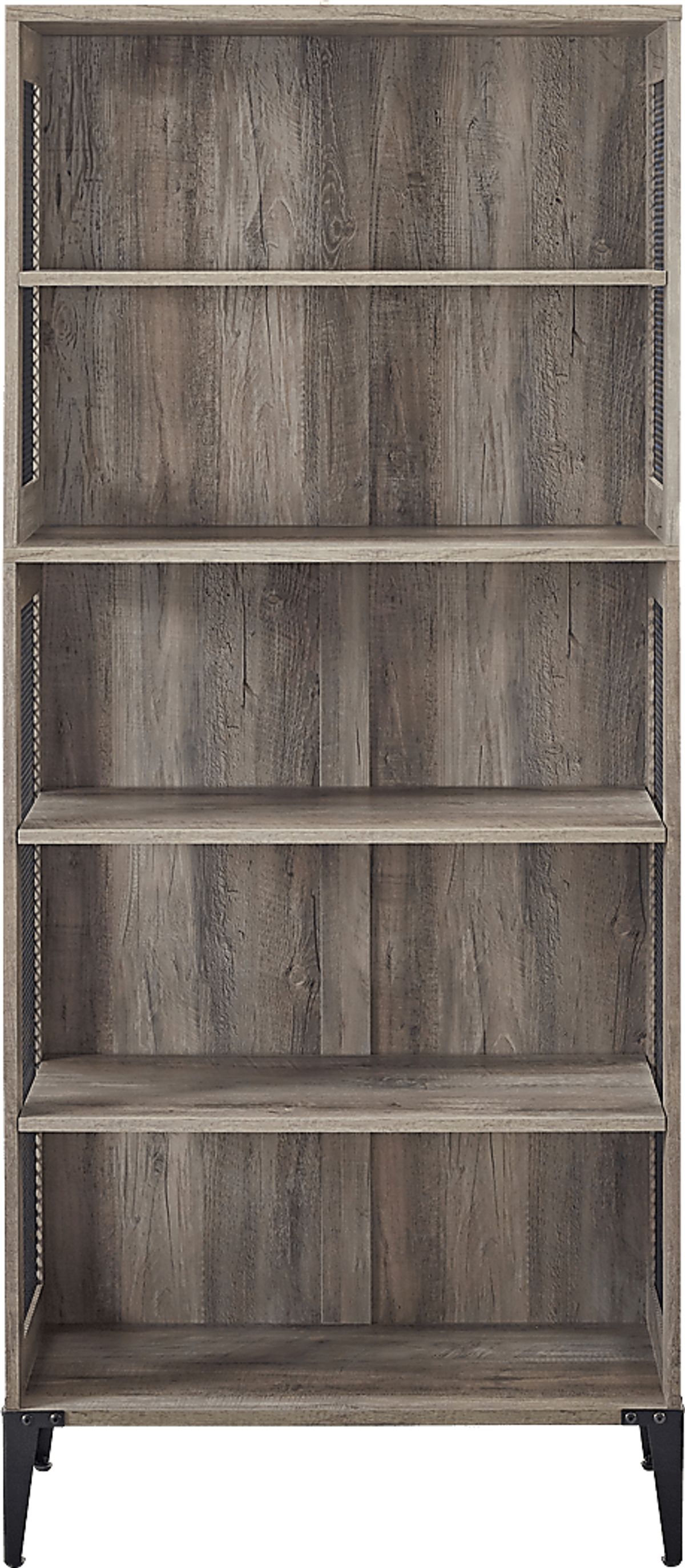 Vardall Gray Bookcase | Rooms to Go