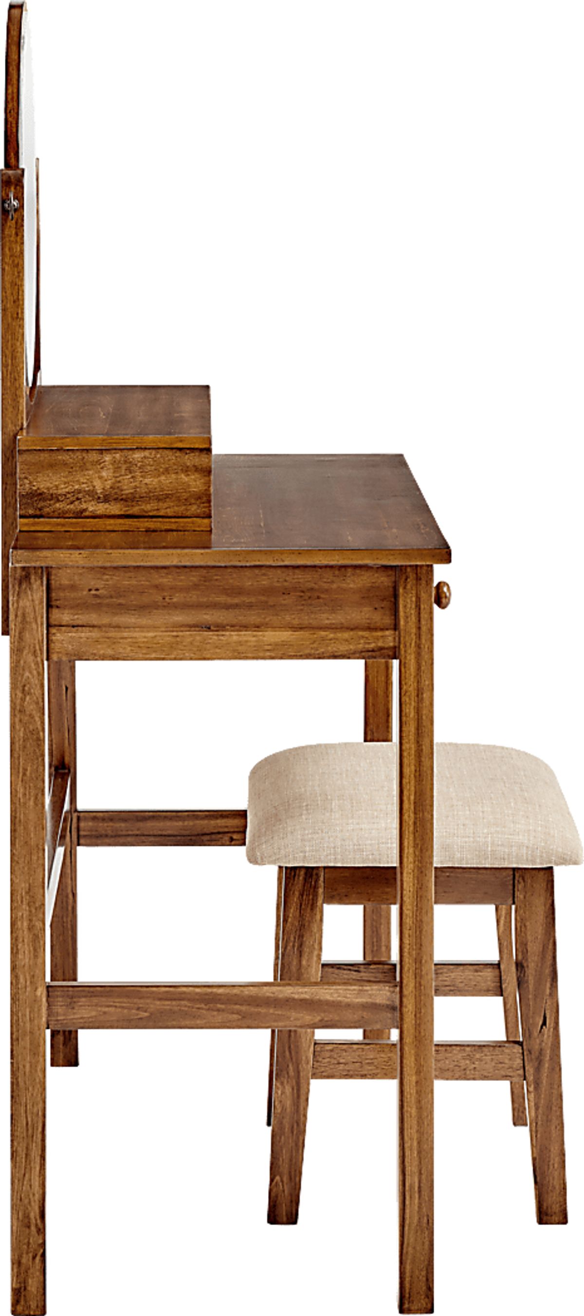 Varnum Brown Dark Wood Vanity | Rooms to Go