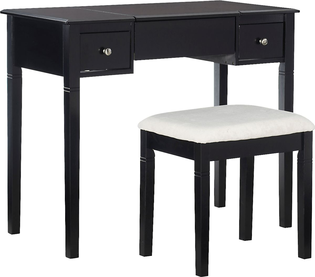 Veazey Black Black,Colors Vanity | Rooms to Go