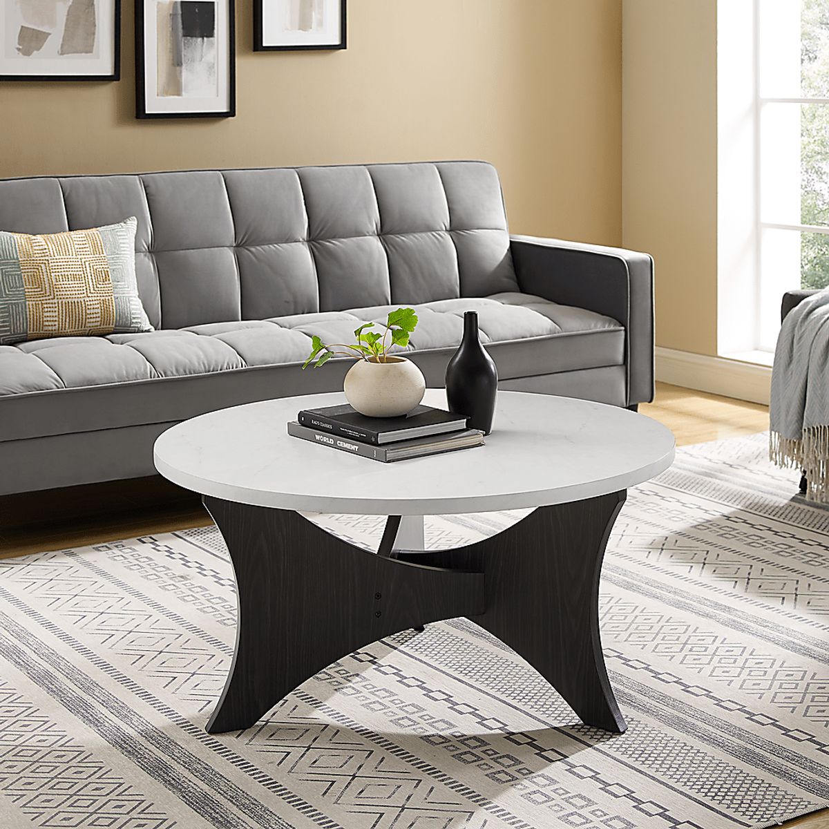 Velina White Colors,White Cocktail Table | Rooms to Go