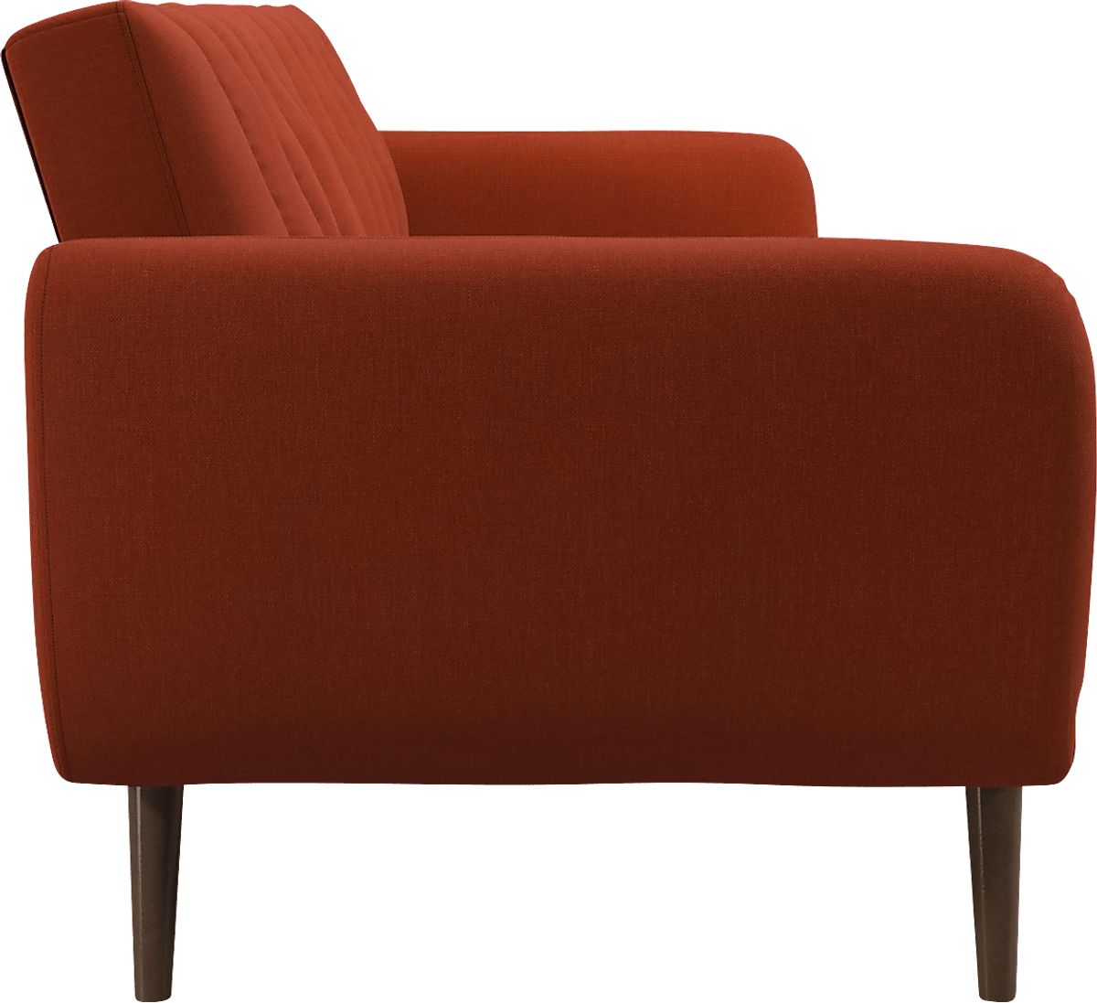 Velron Orange Orange,Red Linen Fabric Futon | Rooms to Go