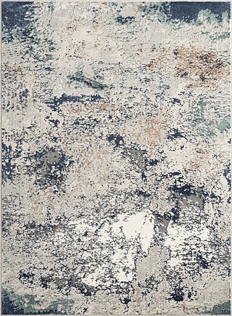 Venerla Blue 5' X 7' Rug | Rooms to Go