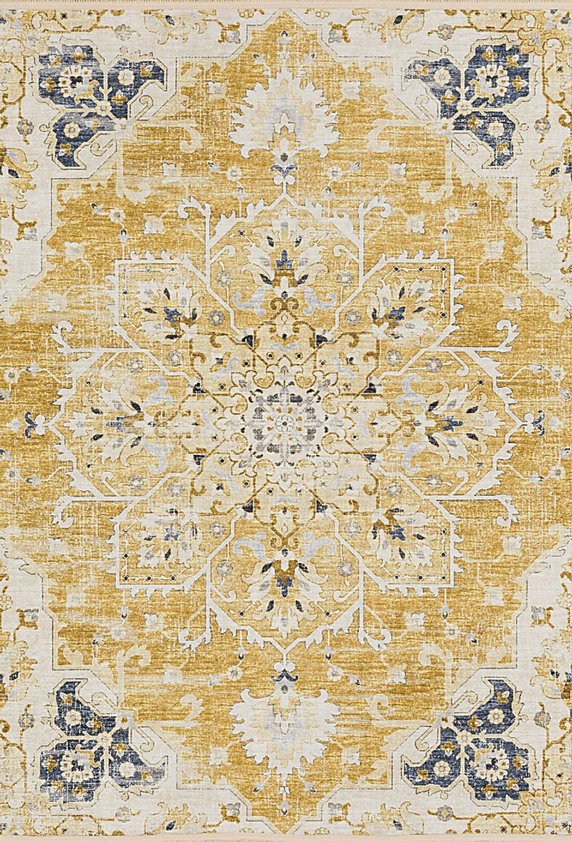 Ventner Yellow Rugs - Rooms To Go