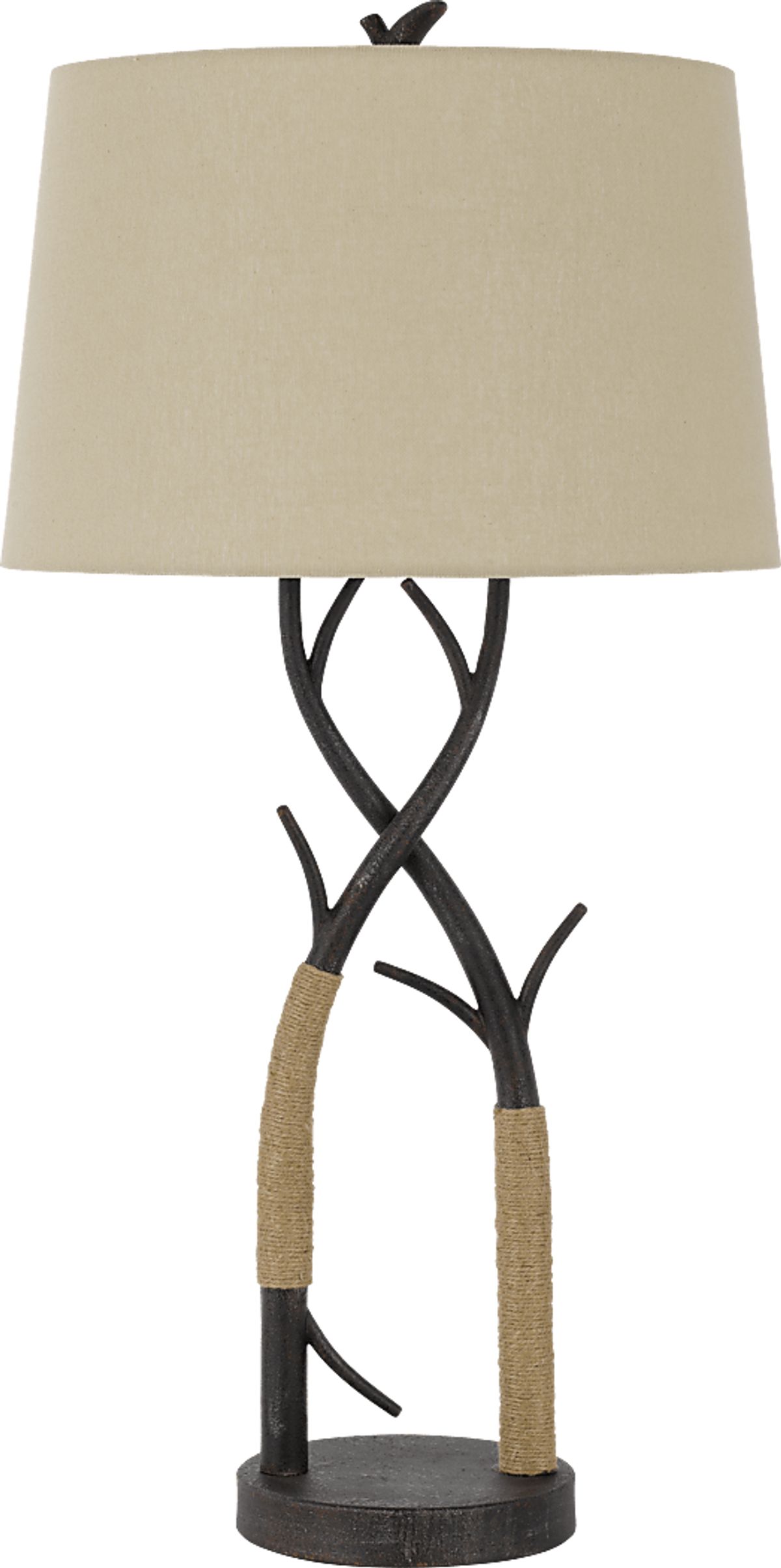 Verbena Cave Black Table Lamp | Rooms to Go