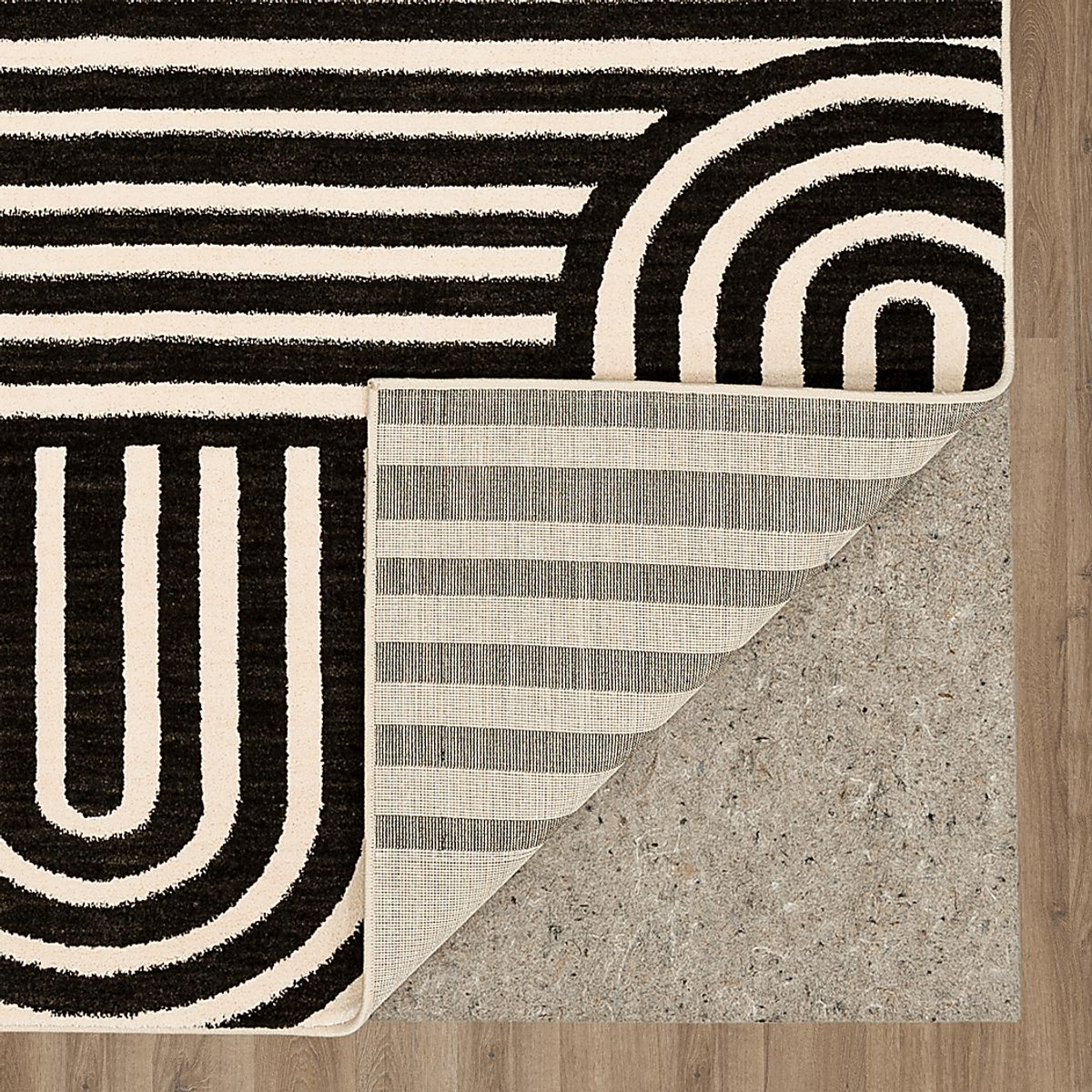 Scott Living Verlow Charcoal,Ivory Beige,Black,Gray Rug | Rooms to Go