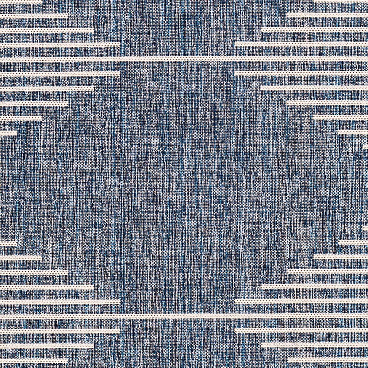 Verniere Blue Outdoor Rug | Rooms to Go