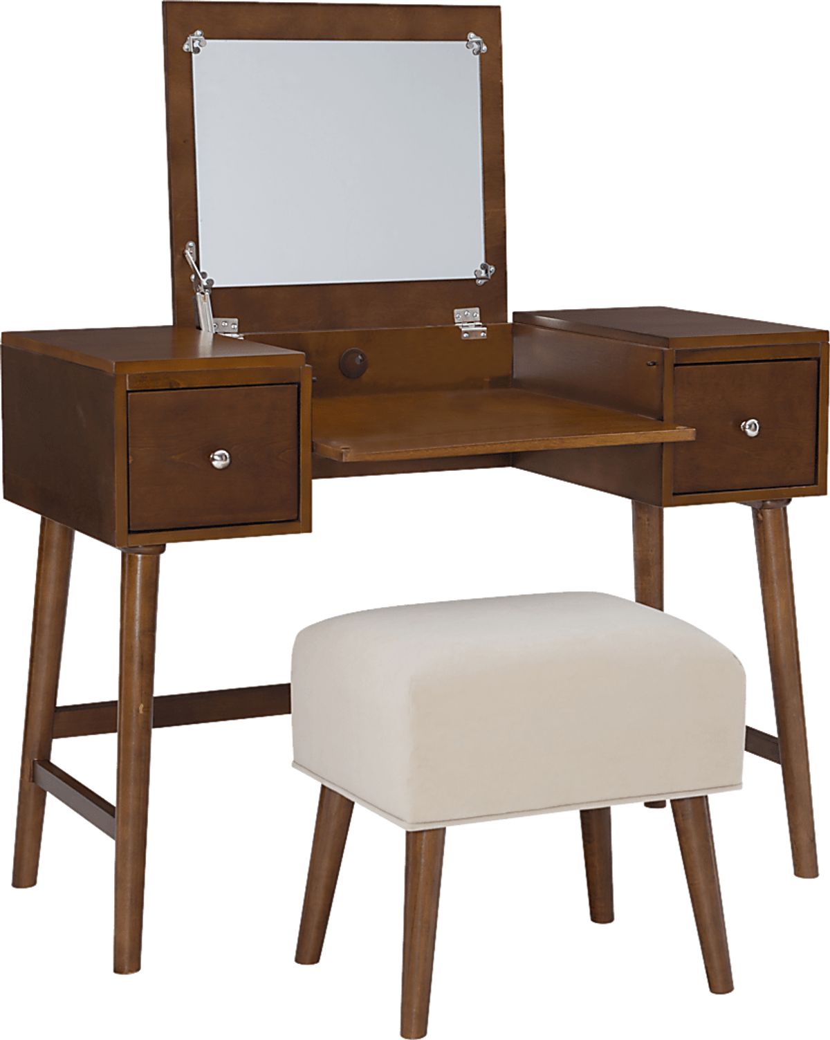 Verplanck Brown Dark Wood Vanity | Rooms to Go