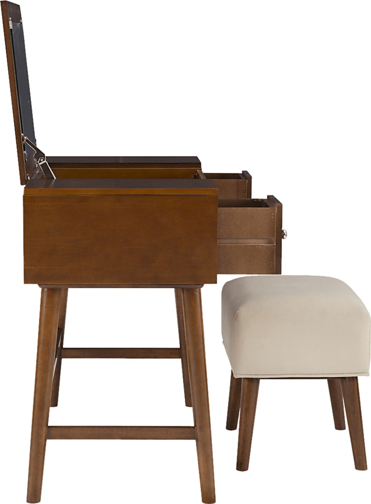 Verplanck Brown Dark Wood Vanity | Rooms to Go