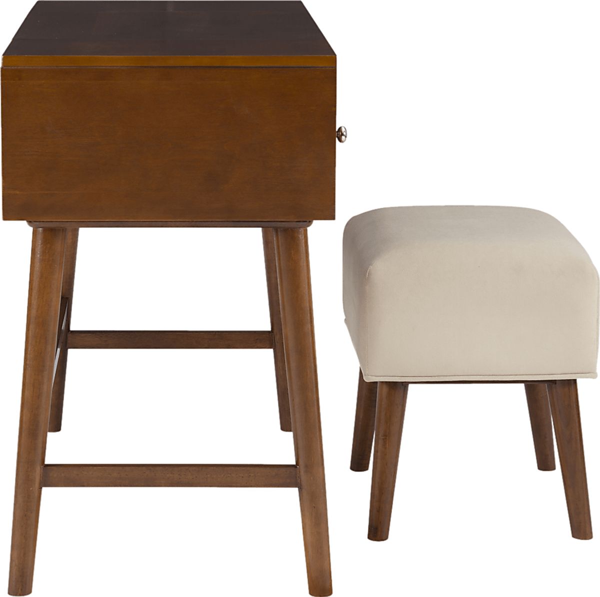Verplanck Brown Dark Wood Vanity | Rooms to Go