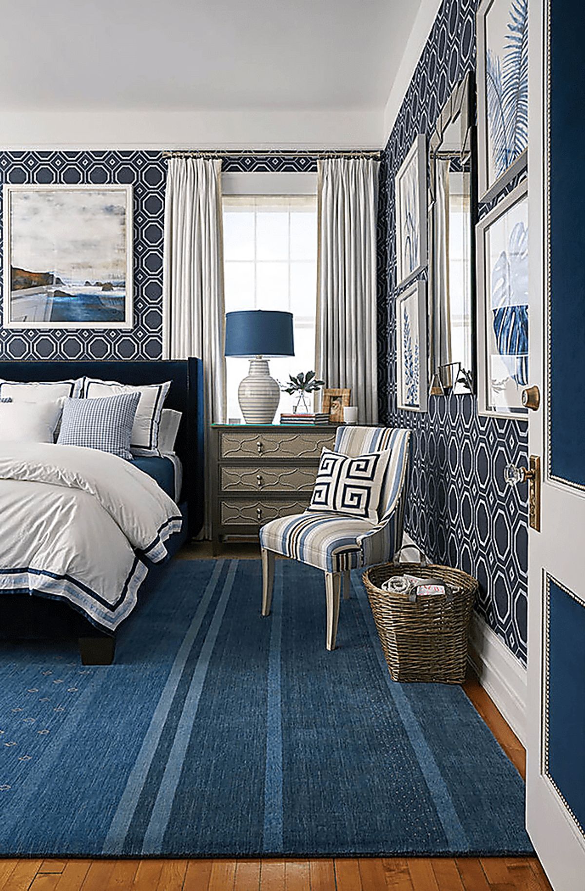 Verwich Cobalt Blue Rugs | Rooms to Go