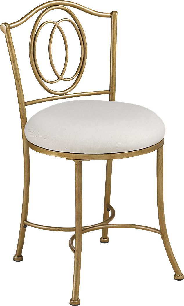 Vickie Natural Vanity Stool - Rooms To Go