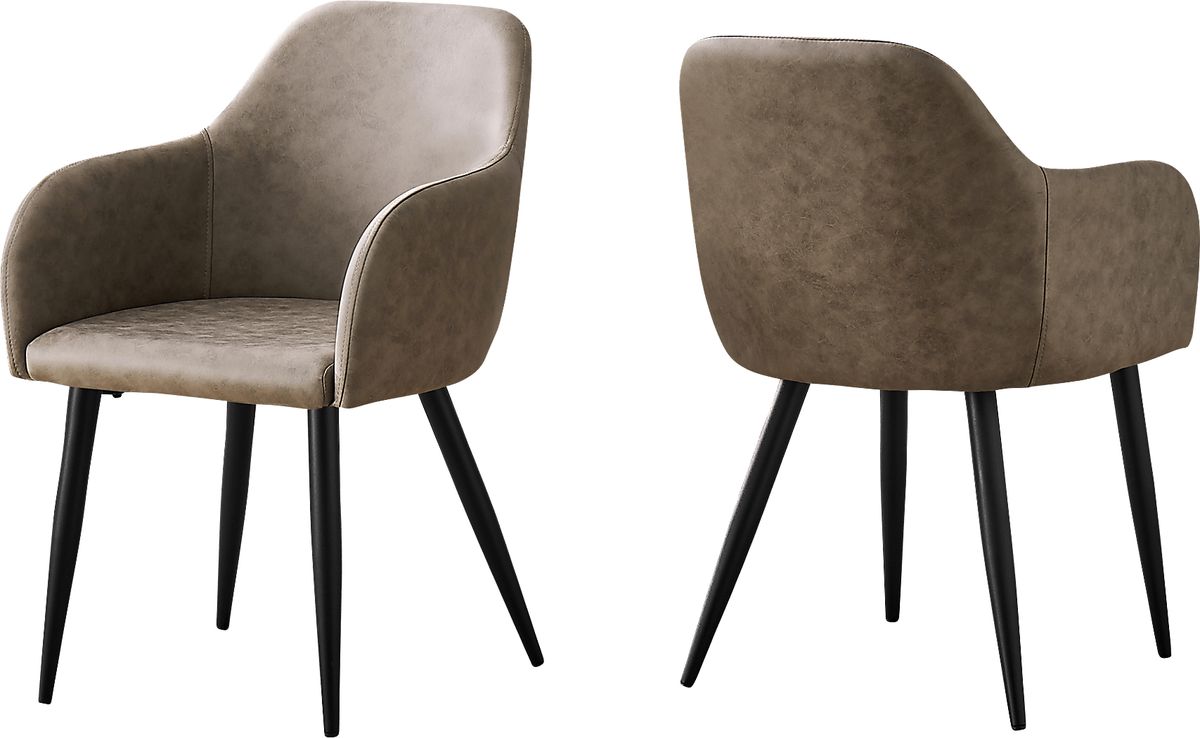 Vietor Beige Colors,Light Wood,White Arm Chair | Rooms to Go