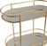 Viscount Gold Bar Cart - Rooms To Go
