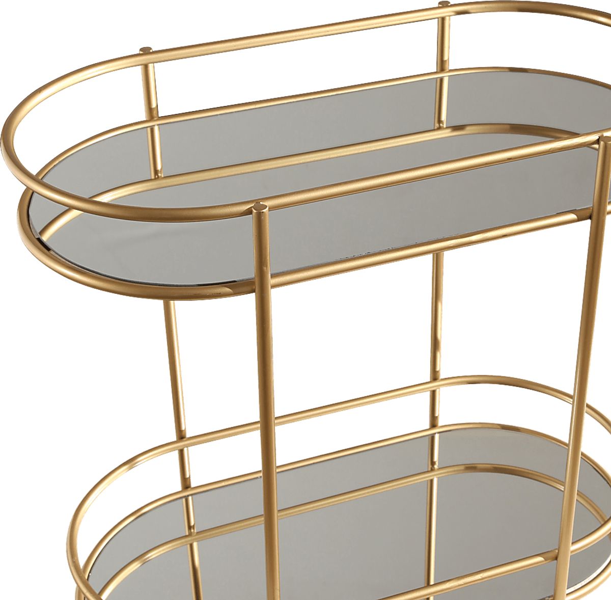 Viscount Gold Colors,Metal Bar Cart | Rooms to Go