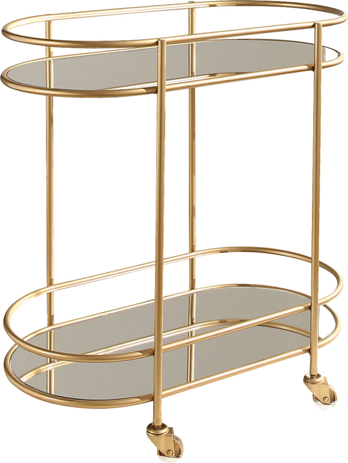 Viscount Gold Colors,Metal Bar Cart | Rooms to Go